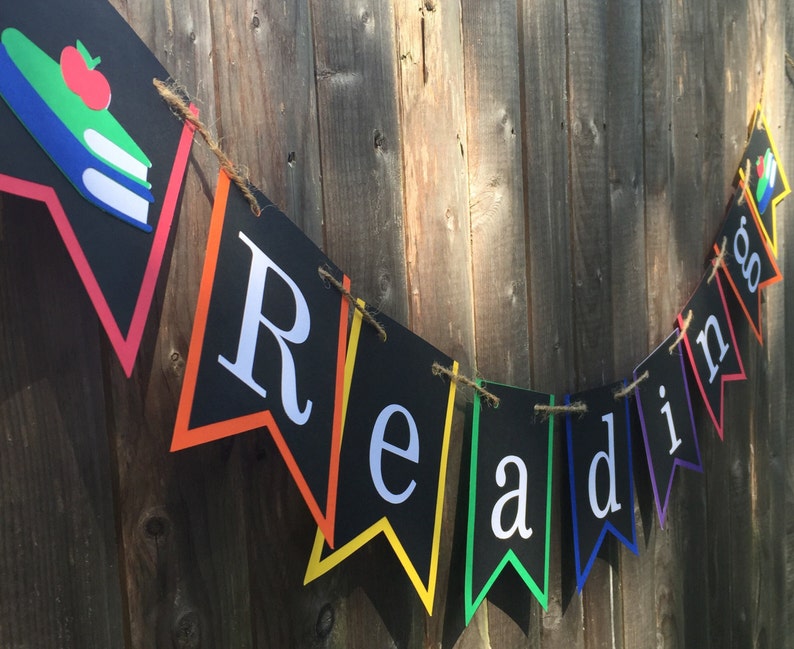 Reading Banner Classroom Decor Back to School Teacher - Etsy