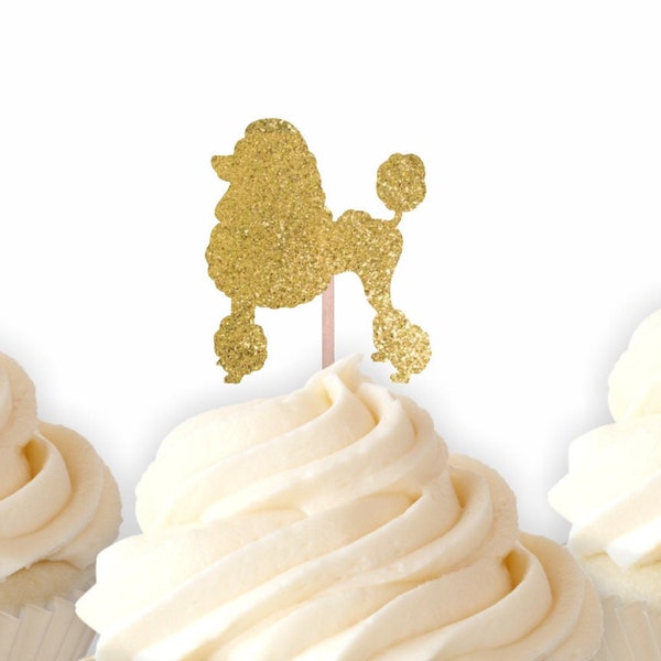 Poodle Cupcakes - Etsy