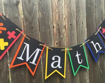 Math Classroom Decor - Etsy