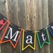 Math Banner, Classroom Decor, Bulletin Board, Math Teacher, Classroom ...