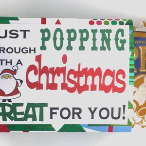 Christmas Popcorn Wrappers - Microwave Popcorn, Party Favors, Christmas ...