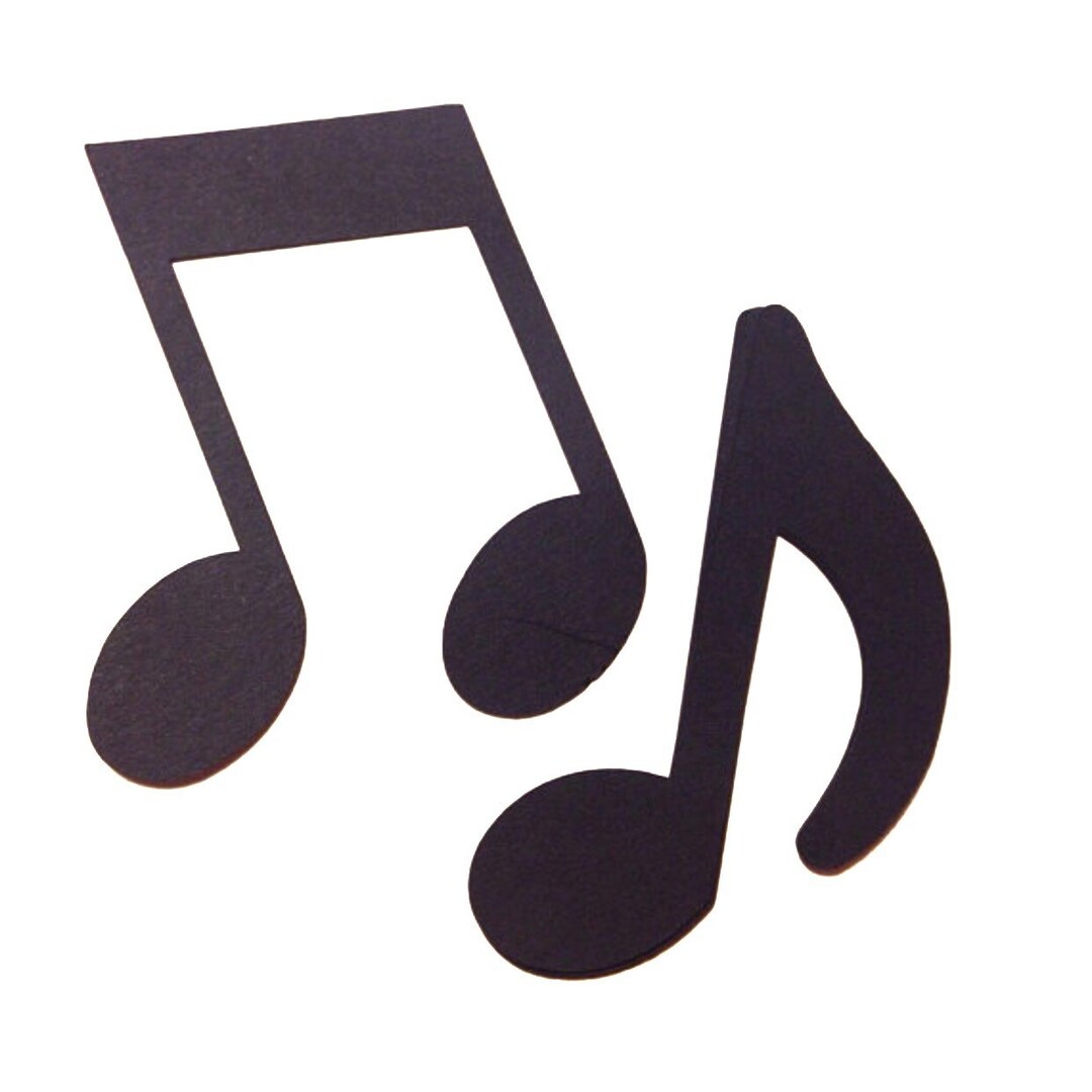 Music Notes 3" Paper Die Cut - Birthday Party Favor Tags - Music Class ...