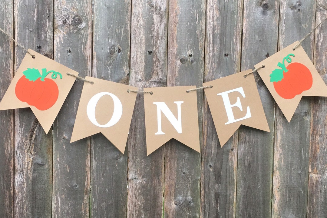 Little Pumpkin First Birthday Party High Chair Banner - Etsy