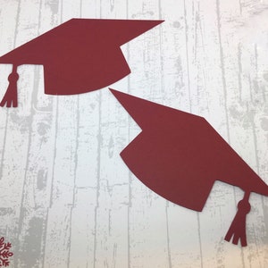 Graduation Cap Paper Die Cut - 5.5", Class of 2024, Graduation Party ...
