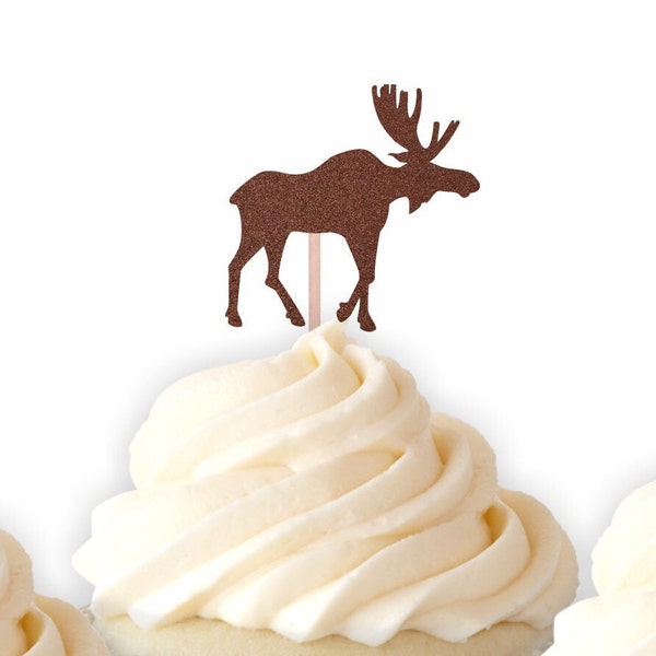Moose Cake Toppers - Etsy