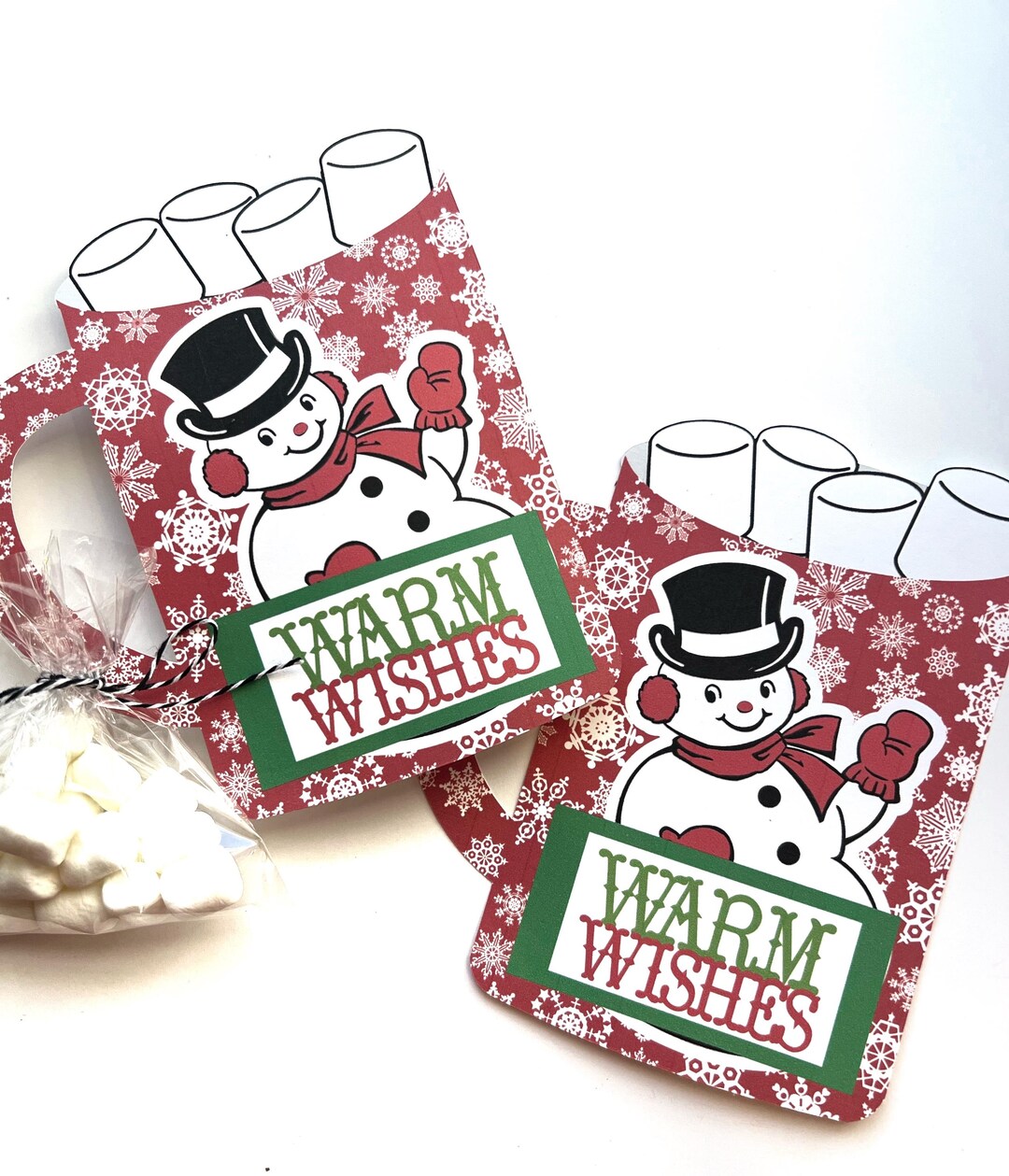 Hot Cocoa Printable Mug – Warm Wishes Hot Chocolate Gift – Class Party ...
