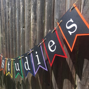 Social Studies Banner, Classroom Decor - Back to School, Teacher Sign ...