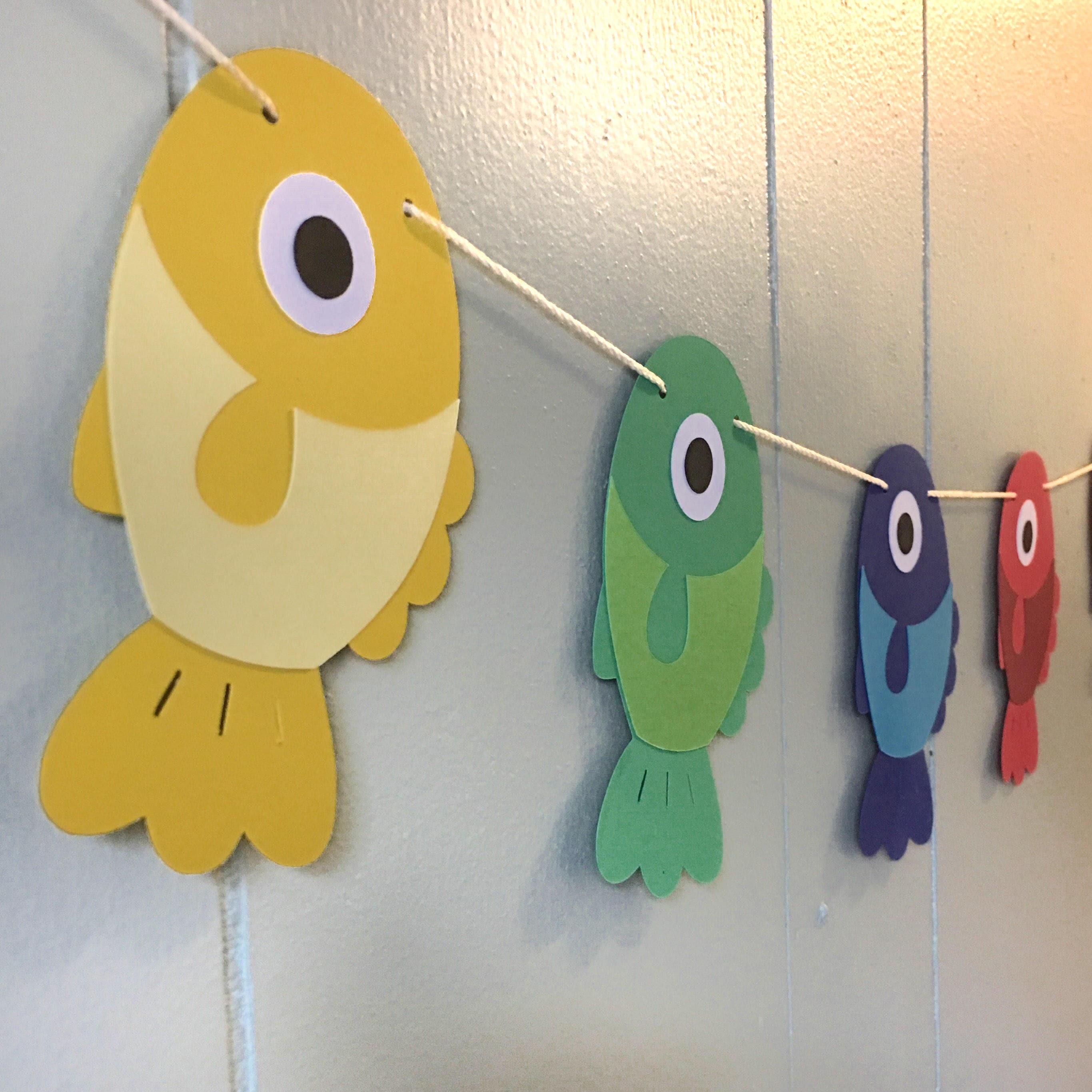 Fishing Theme First Birthday Banner Fish Party Birthday | Etsy