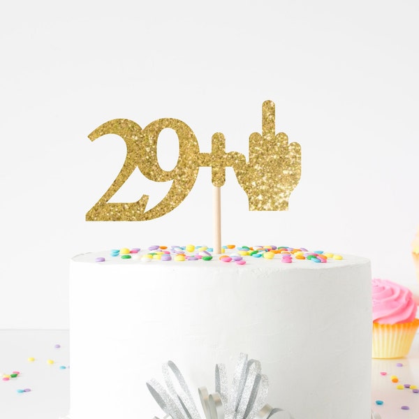 Middle Finger Birthday Cake Topper Etsy France