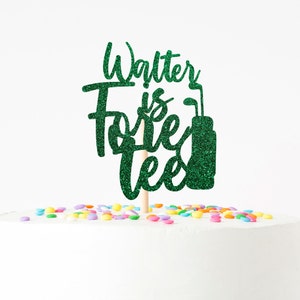 Custom Fore Tee Cake Topper, Fore Tee Cake Topper, Golf 40th Birthday ...