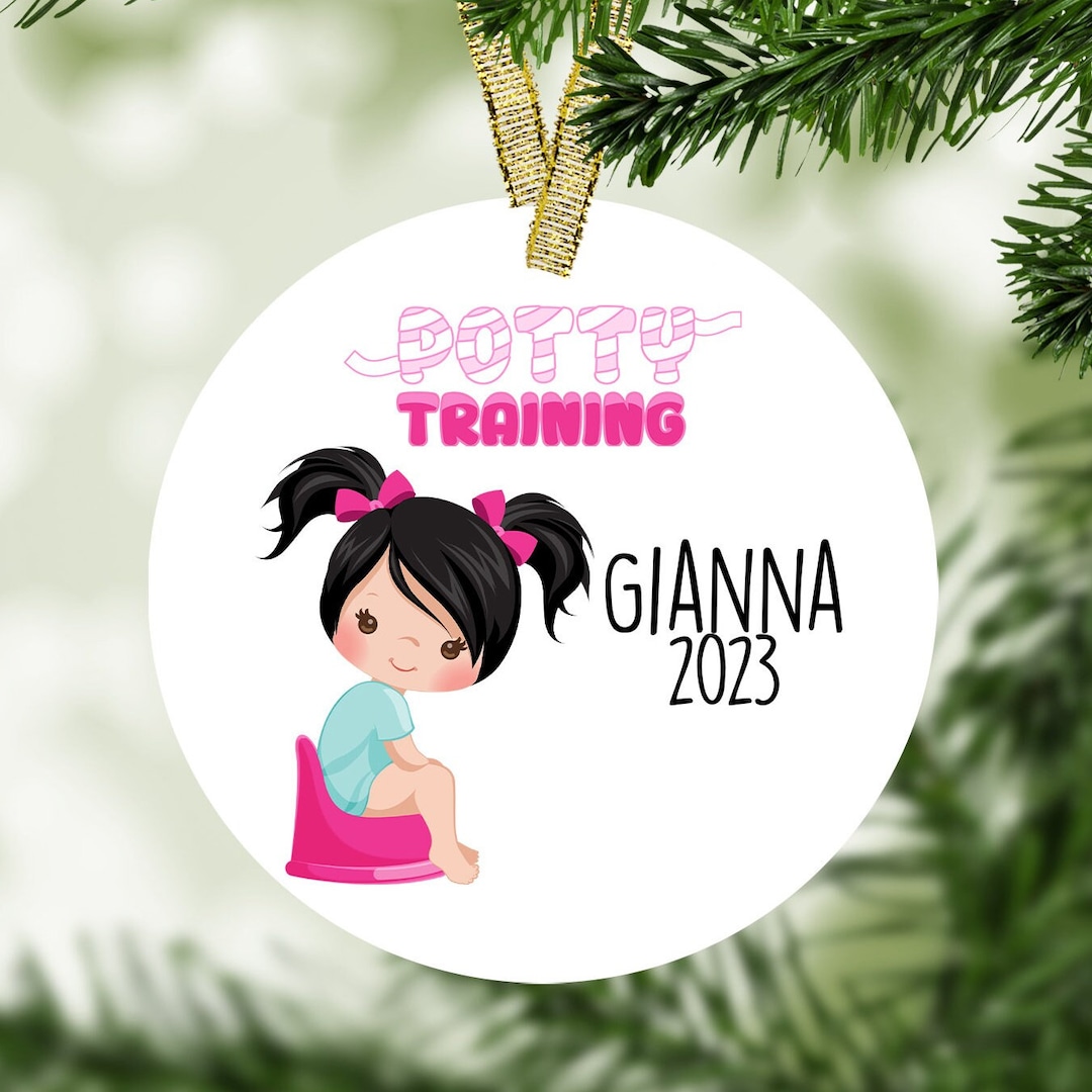 Potty Training Personalized Christmas Ornament Toddler Ornament, Potty ...
