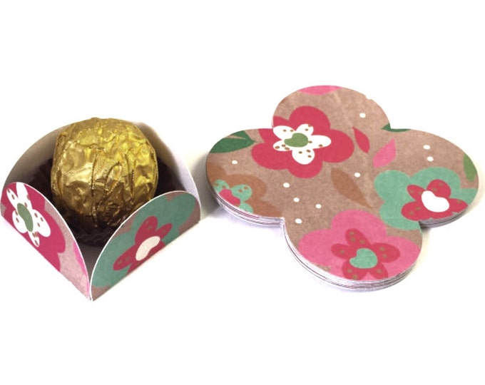 Mini Treat Boxes Treat Holders Chocolate Truffle Wrapper - Etsy