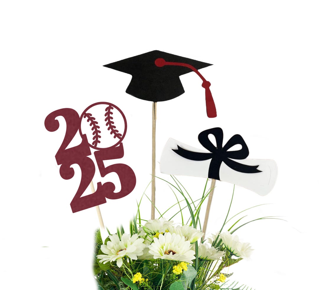 Class of 2025 Graduation Centerpiece Picks - Baseball Centerpiece ...