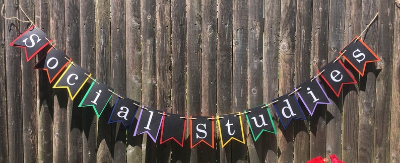 Social Studies Banner Classroom Decor Back to School Teacher - Etsy