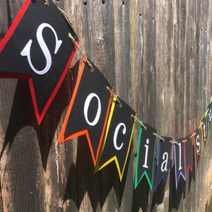 Social Studies Banner, Classroom Decor - Back to School, Teacher Sign ...