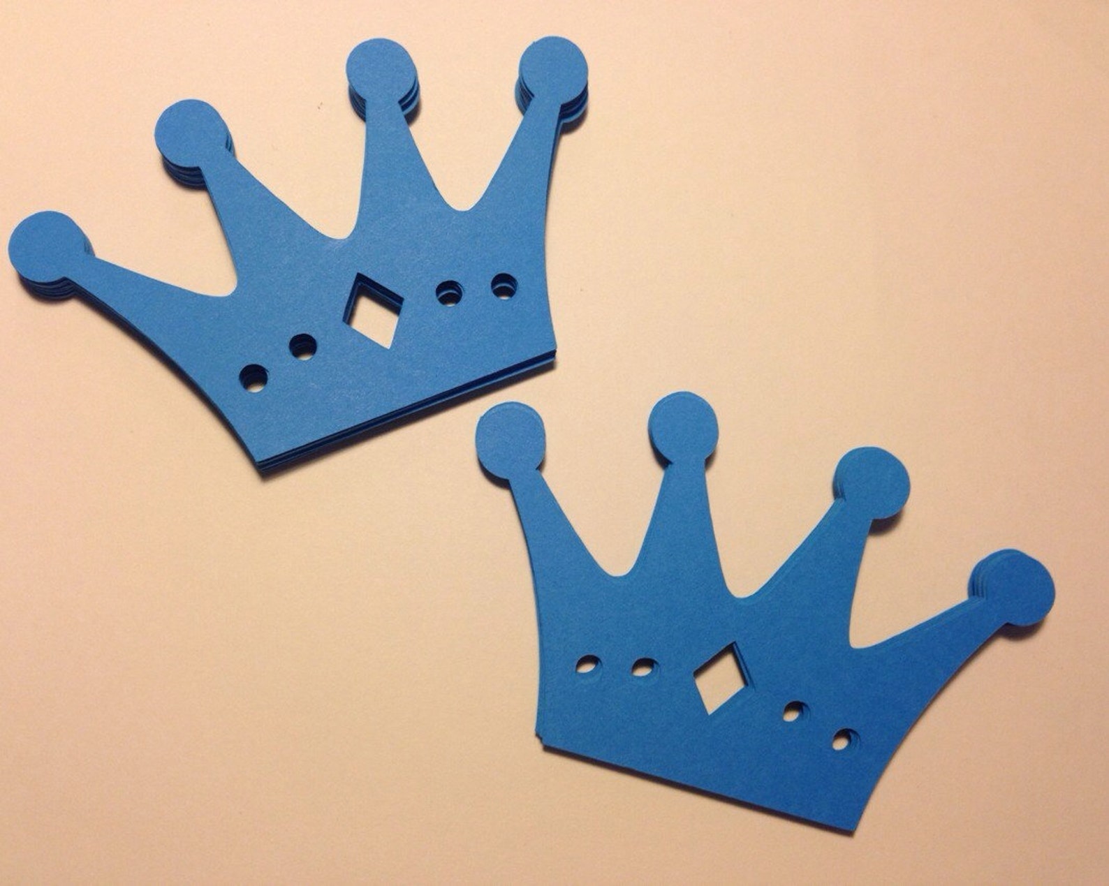 Princess Crowns Paper Die Cut Birthday Party Party - Etsy