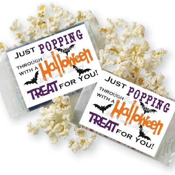 Microwave Popcorn Wrappers Printable