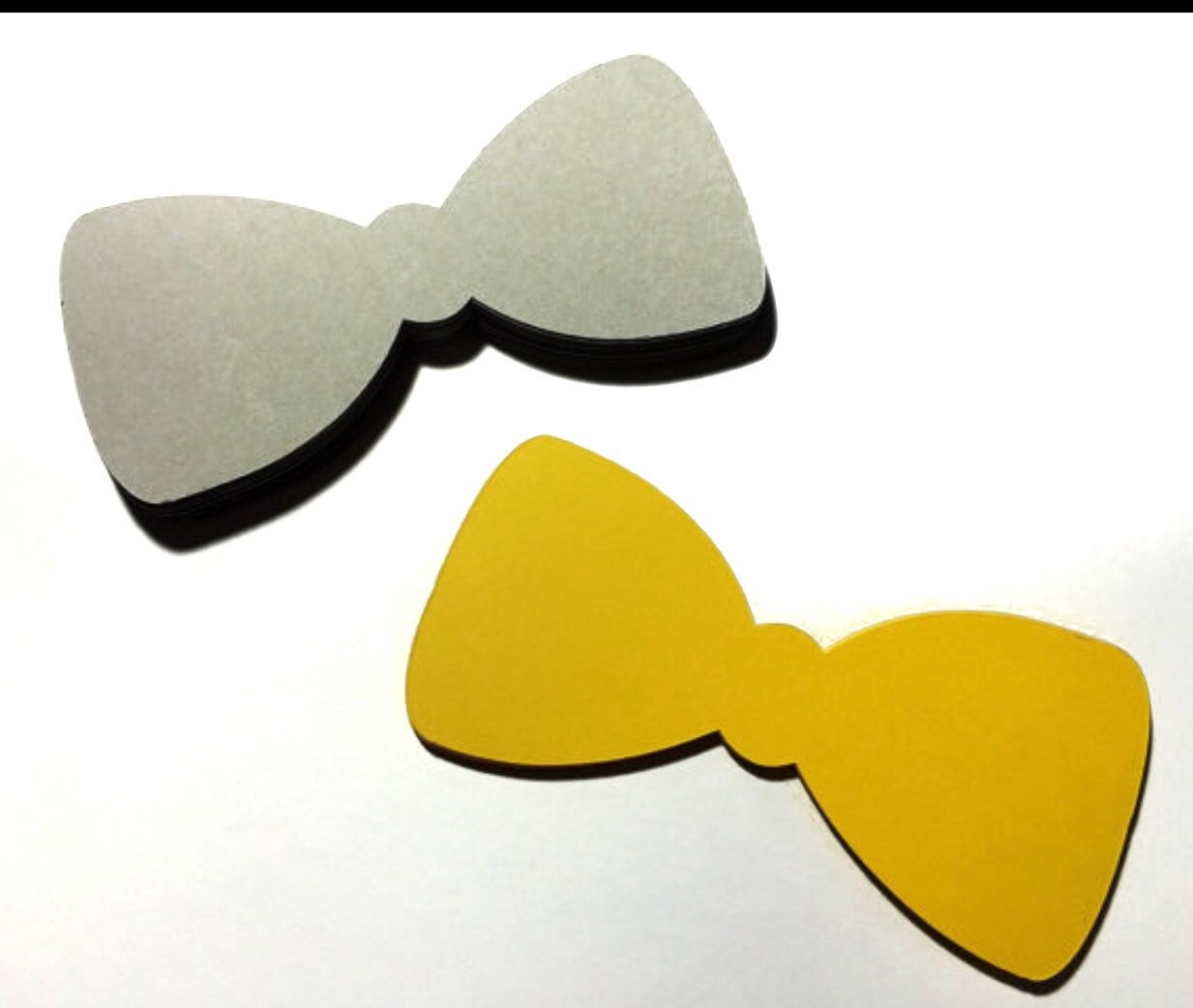 Bow Ties 4 Paper Die Cut Birthday Party Name Tags | Etsy