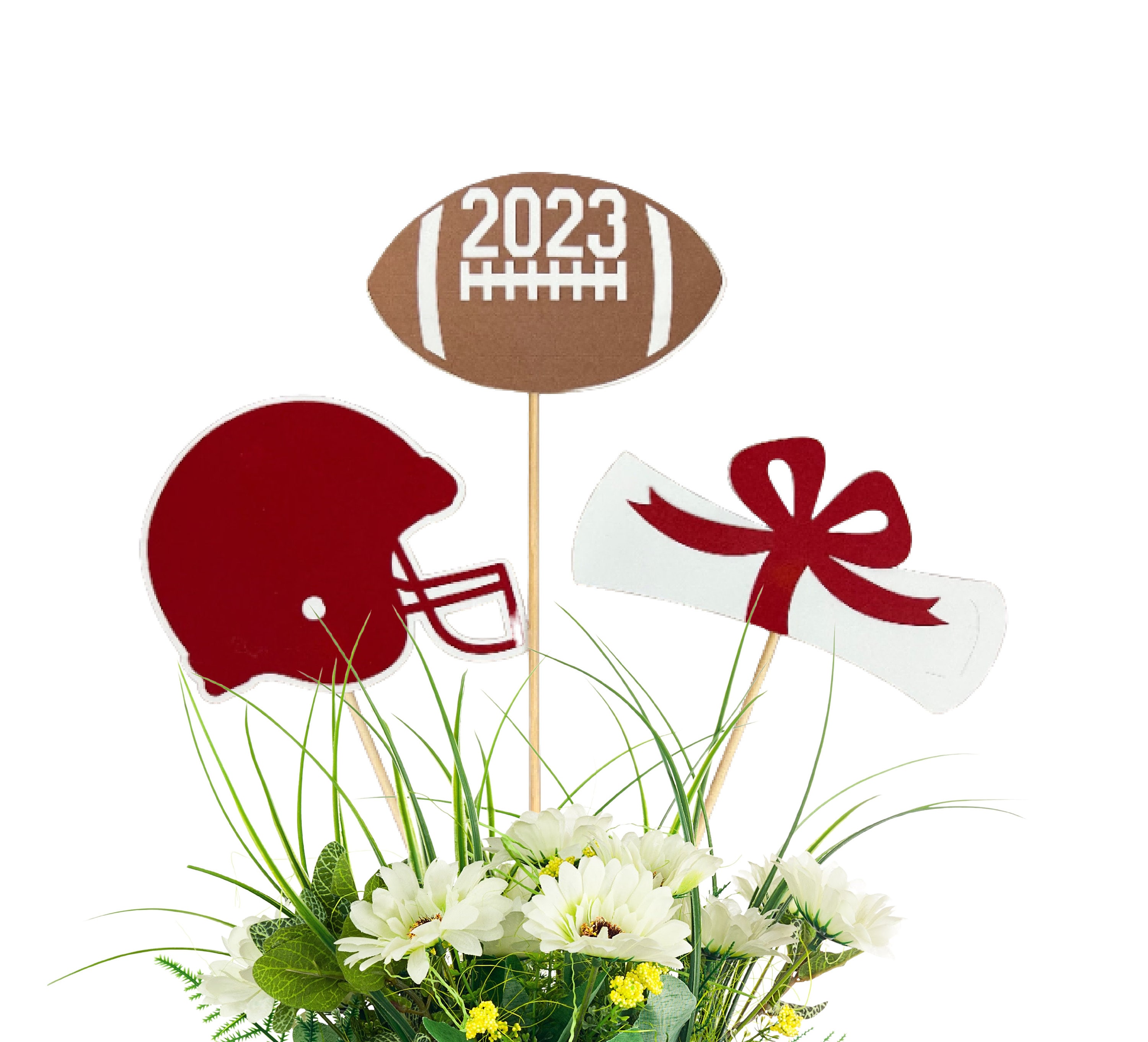 Football Graduation Centerpieces