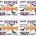 Digital Download Halloween Popcorn Wrappers, Microwave Popcorn Cover ...