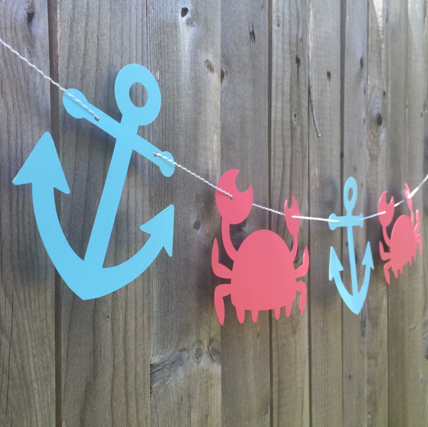 Party Décor Party Supplies Garlands, Flags & Bunting Ocean Party Decor ...