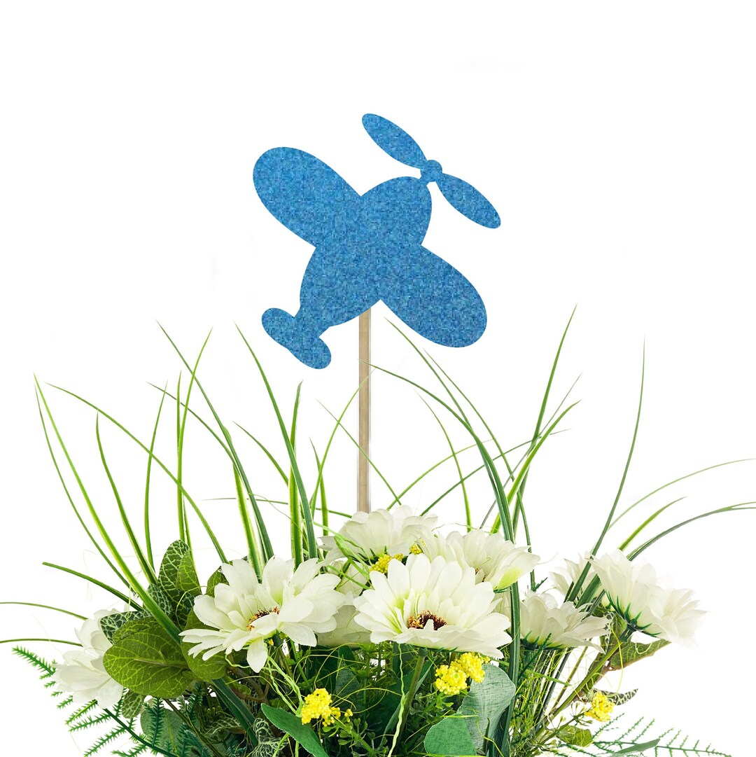 Airplane Centerpiece Picks, Airplane Party Decor, Birthday Party ...