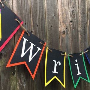 Write Classroom Banner - Back to School, Teacher Banner, Classroom ...
