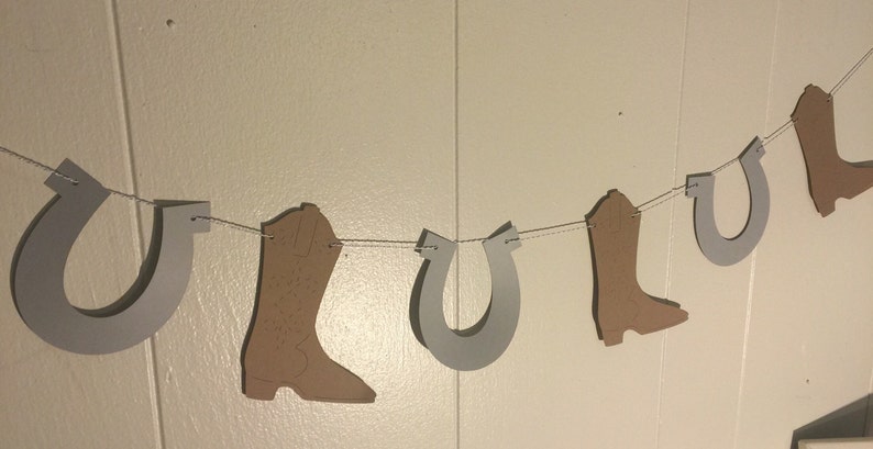 Western Party Cowboy Garland Country Party Birthday Party - Etsy