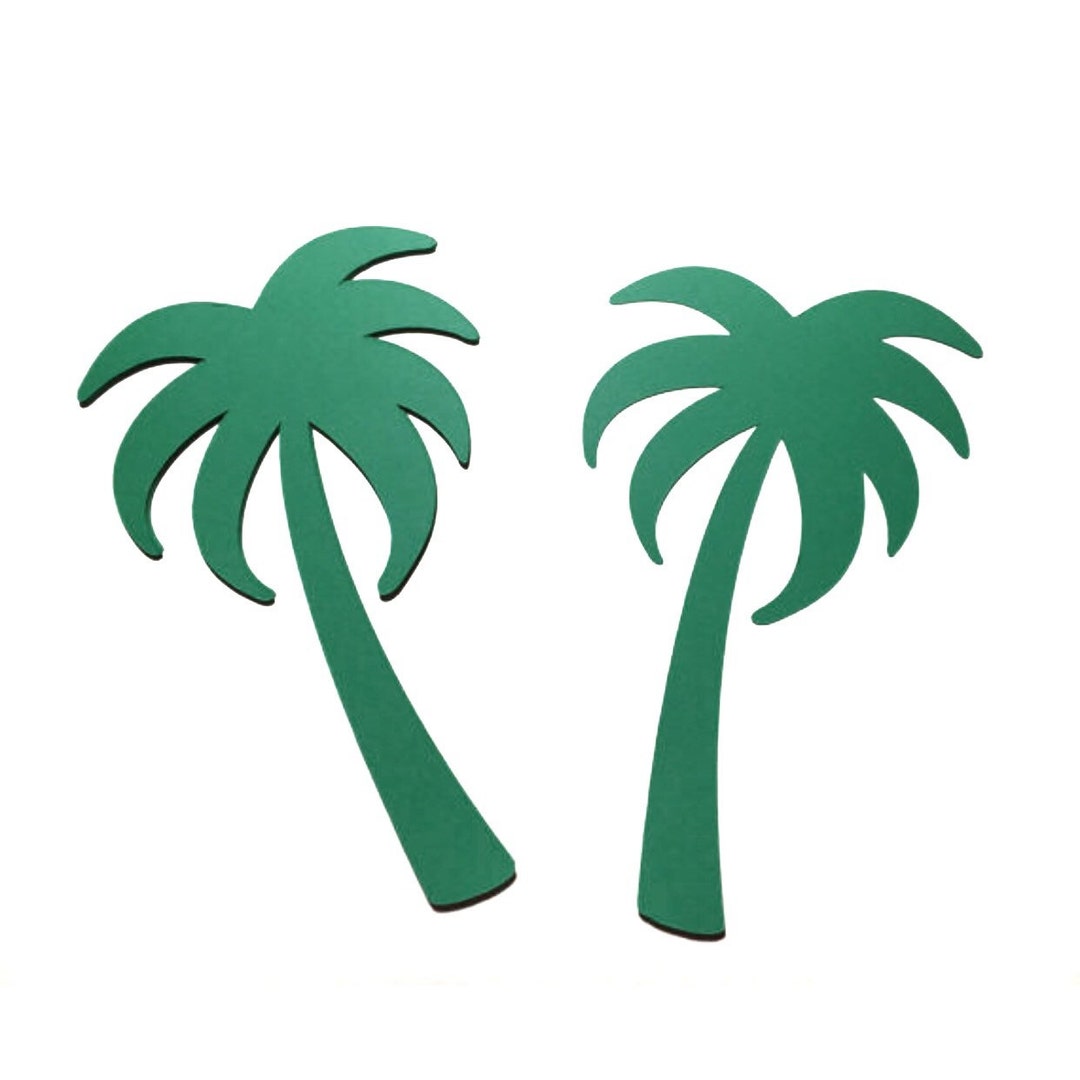 Palm Tree Paper Die Cut 5" - Luau Shower, Beach Party, Birthday Party ...