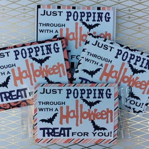 Digital Download Halloween Popcorn Wrappers, Microwave Popcorn Cover ...