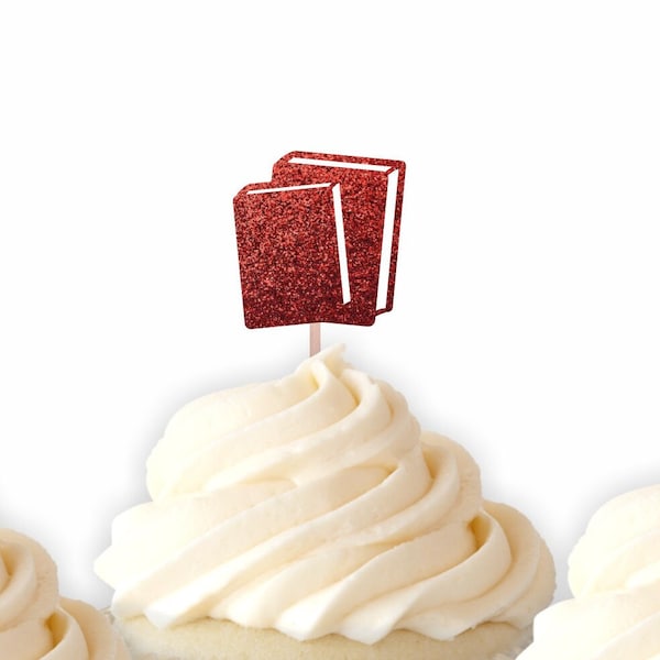 Book Cupcake Topper - Etsy