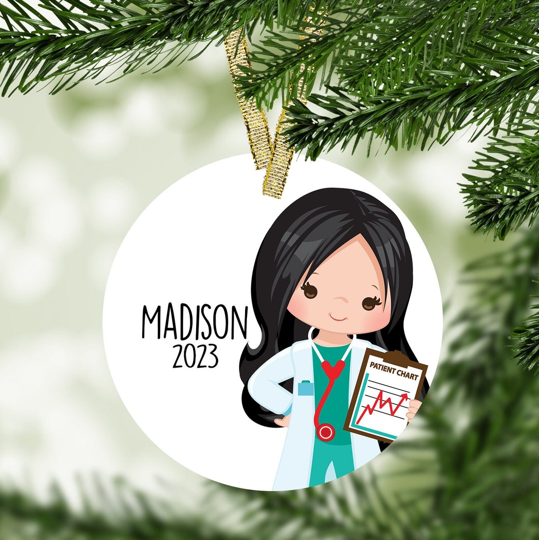 Doctor Christmas Ornament - Doctor Ornament, Personalized Gift, Medical ...