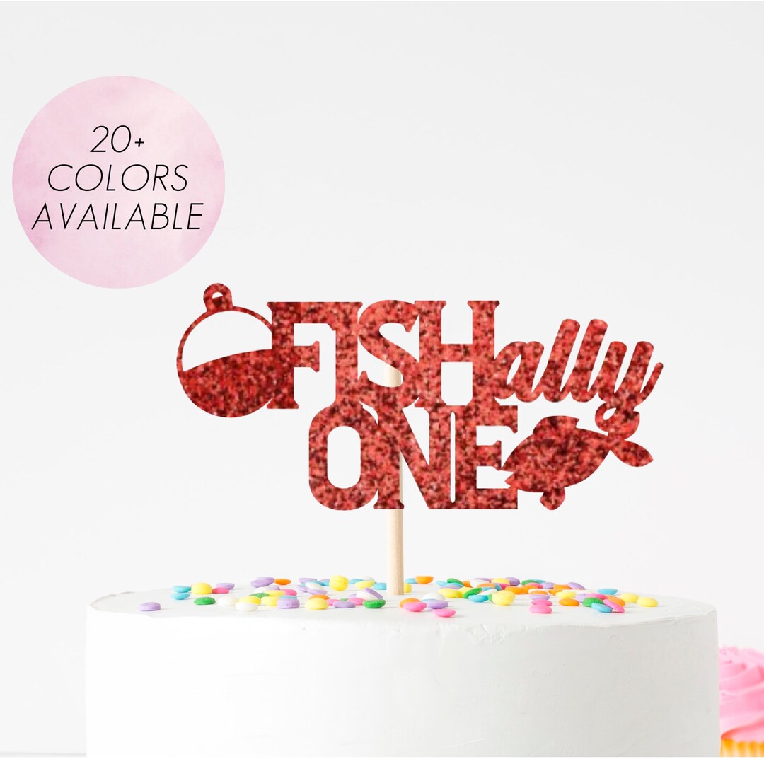 O Fish Ally One Cake Topper - Fishing Birthday Party, Fish Theme First ...
