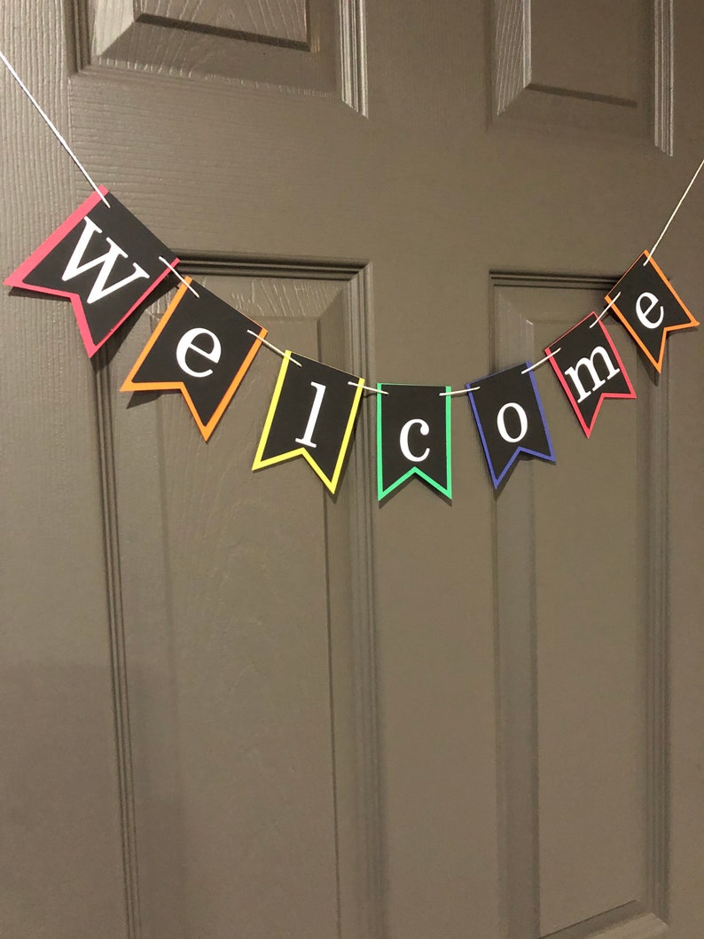Classroom Welcome Door Banner Decoration Back to School - Etsy