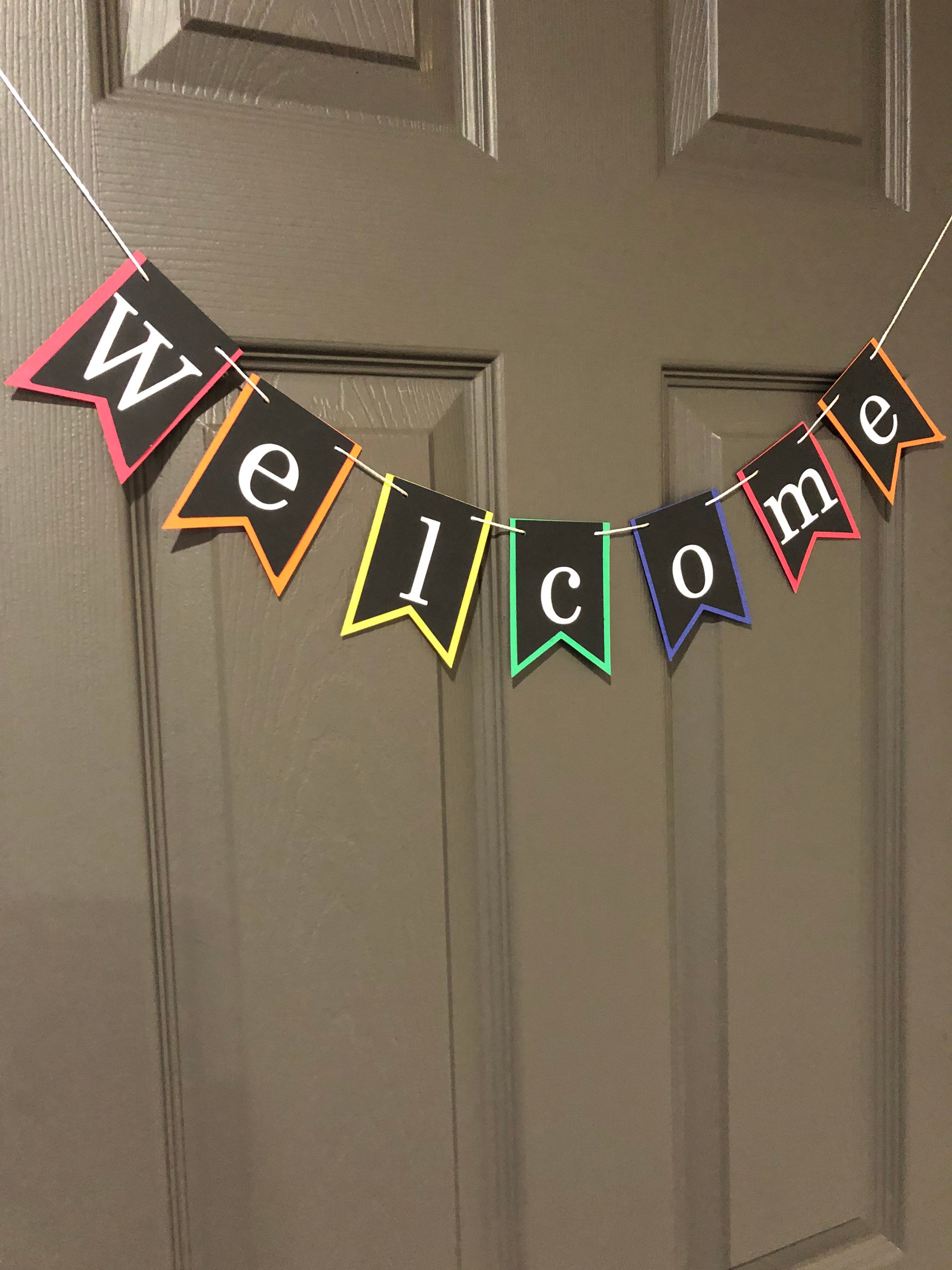 Classroom Welcome Door Banner Decoration Back to School | Etsy