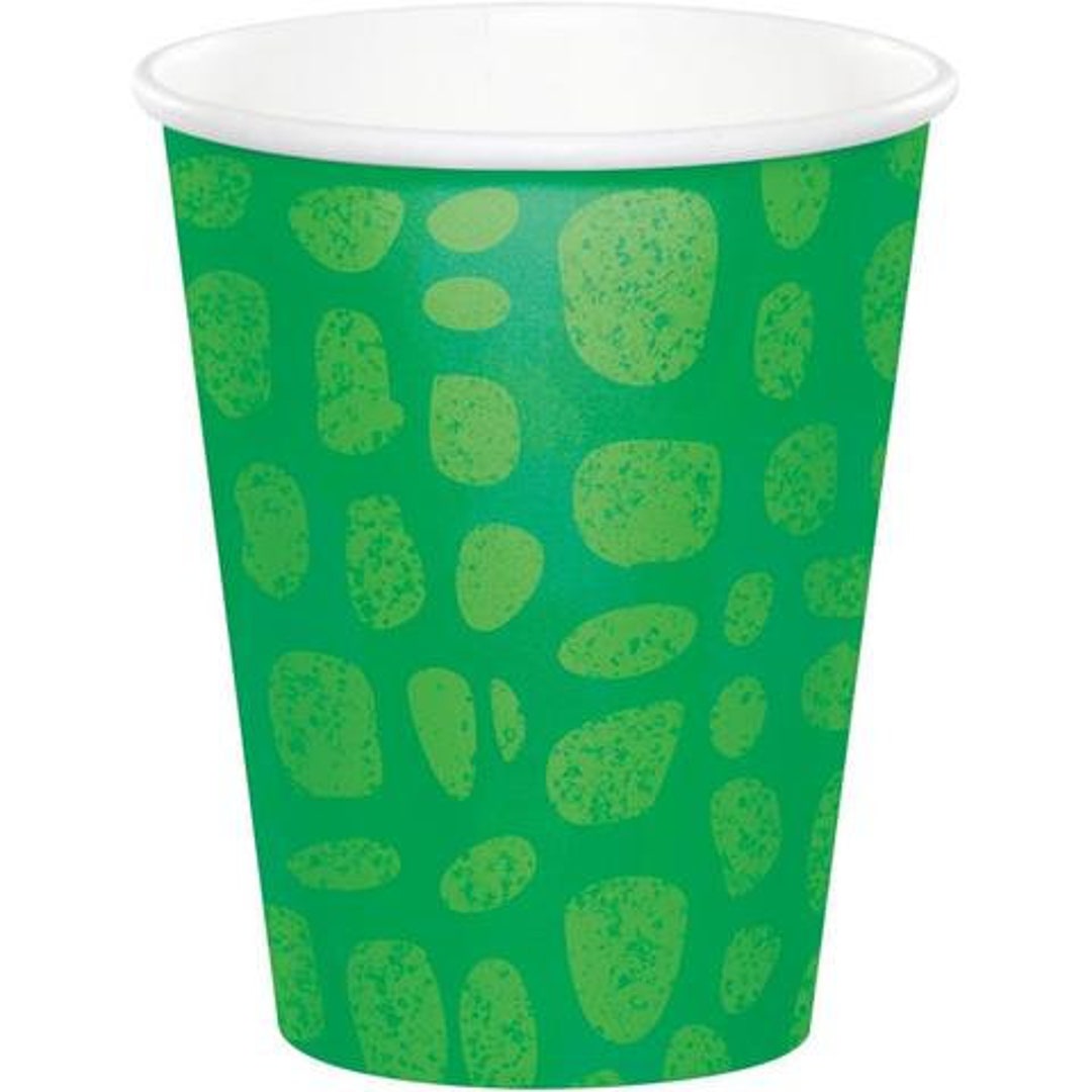 Alligator Party Cups Paper - Gator Theme, Table Decoration, Swamp ...
