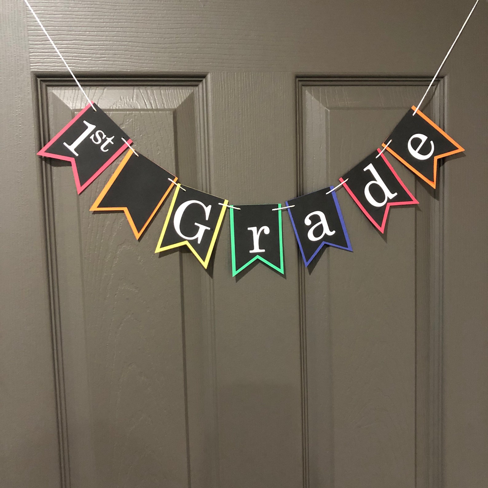 Classroom Door Banner Select a Grade Teacher Sign - Etsy