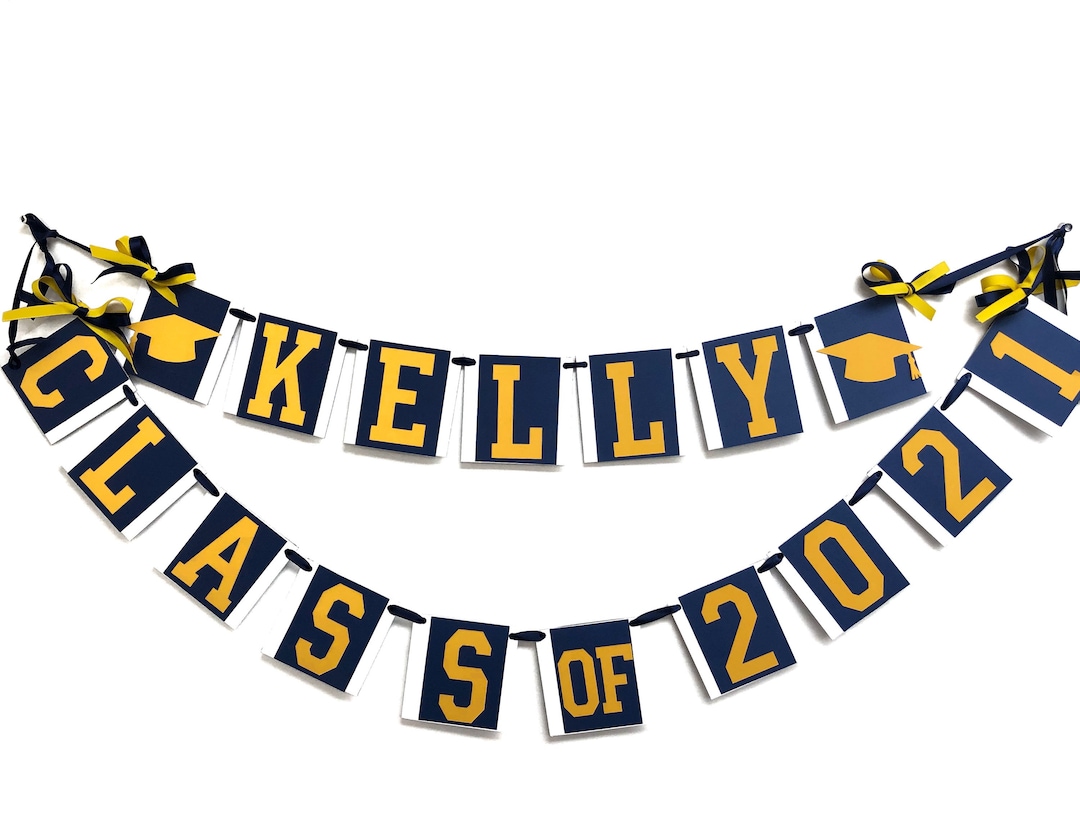 Graduation Banner, Class of 2024, Personalized Banner, Graduation Party ...