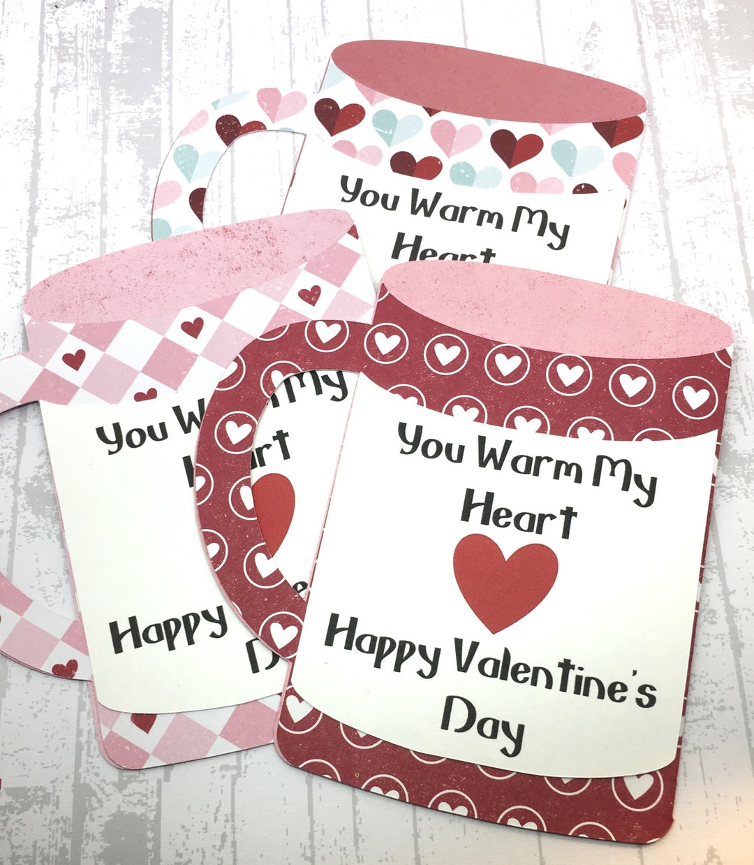 Valentine's Day Hot Cocoa Mug - Pocket Card, Class Valentine, Valentine ...