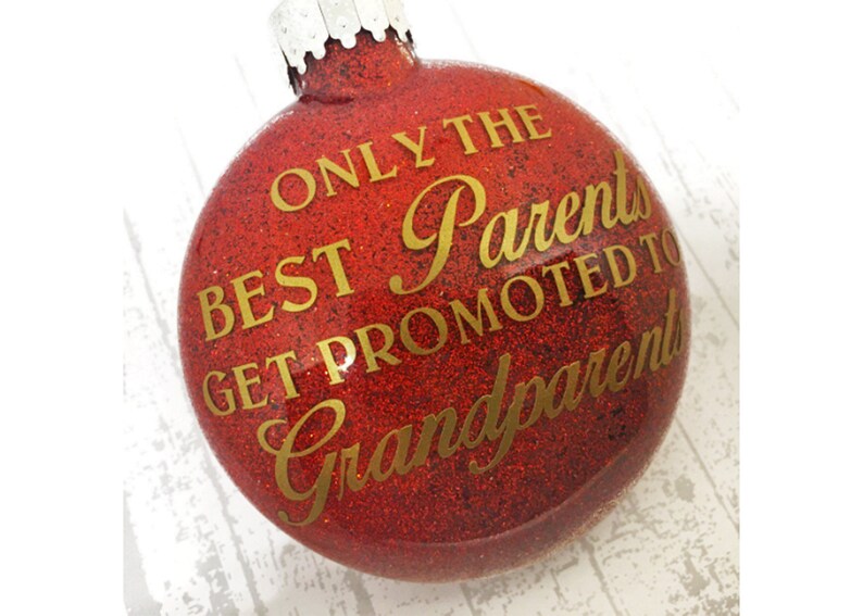Grandparent Christmas Ornament Only the Best Parents Get | Etsy