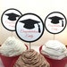 Graduation Party Personalized Cupcake Toppers Class of 2023, College ...