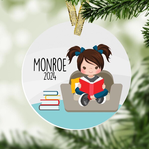 Library Ornament - Etsy