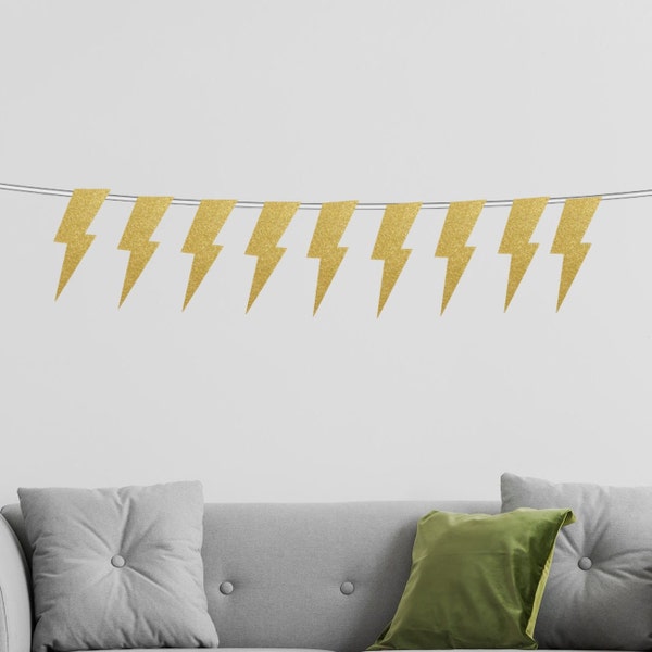 Lightning Bolt Banner - Etsy