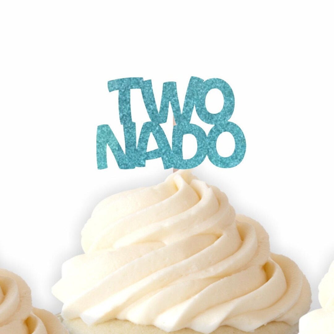 Two Nado Cupcake Toppers, Weather Party, Birthday Party, 2nd Birthday ...