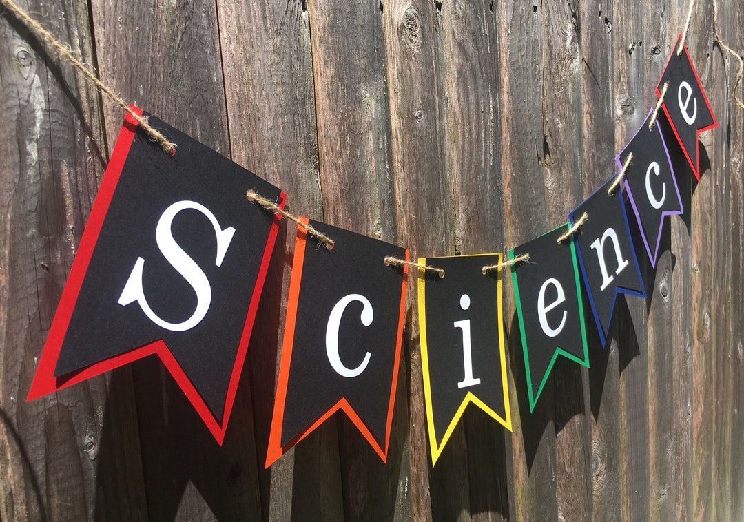 Science Classroom Banner - Back to School, Classroom Decoration ...