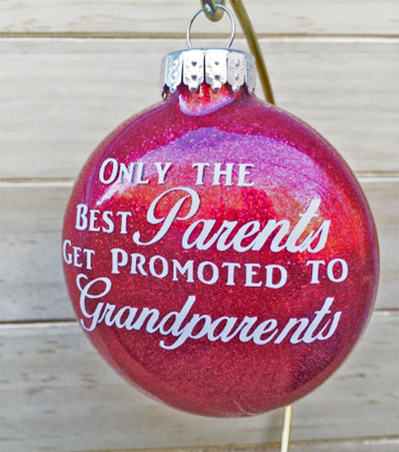 Grandparent Christmas Ornament Only the Best Parents Get - Etsy