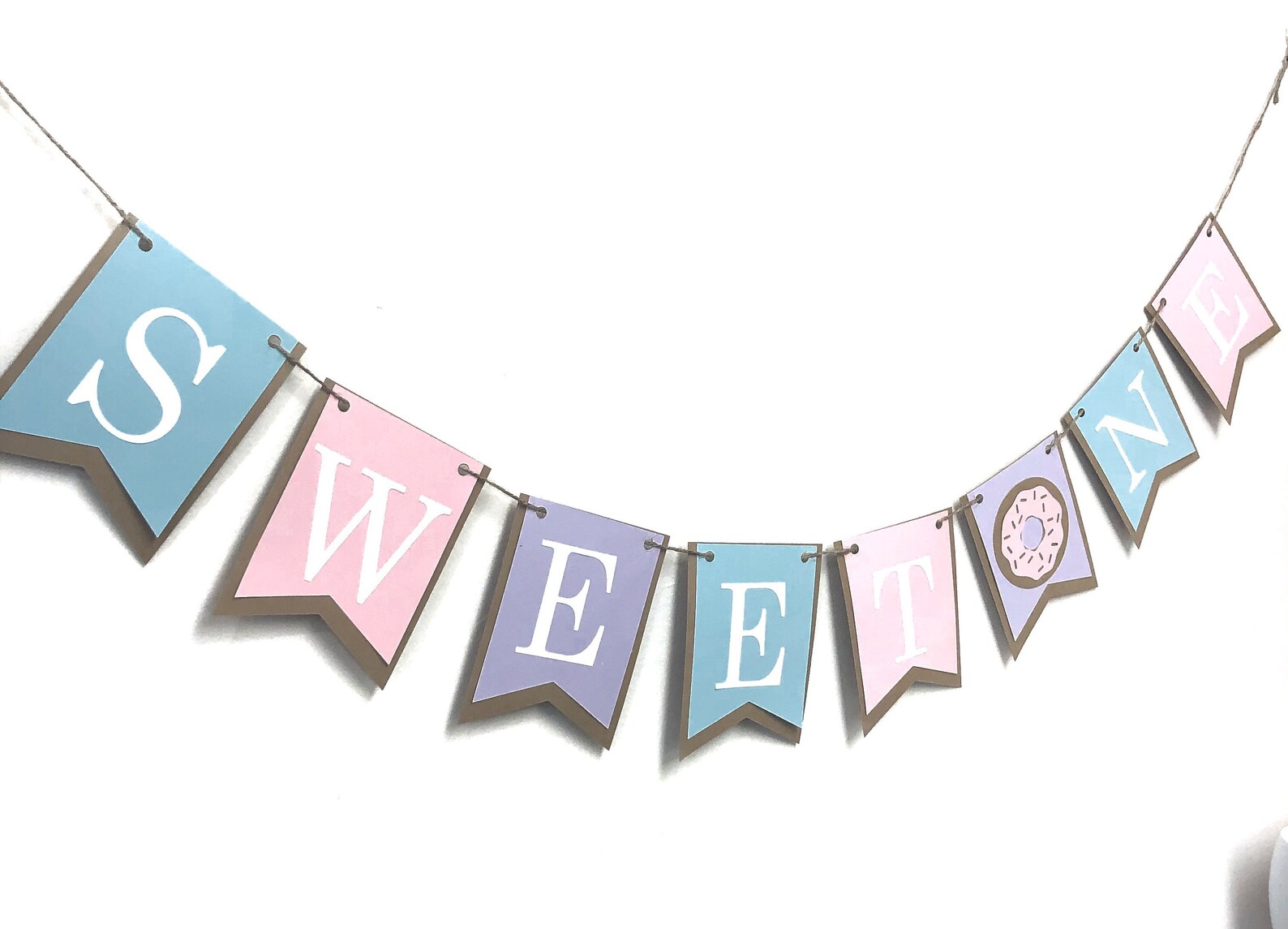 Sweet One First Birthday Party Banner Donut Grow Up 1st - Etsy
