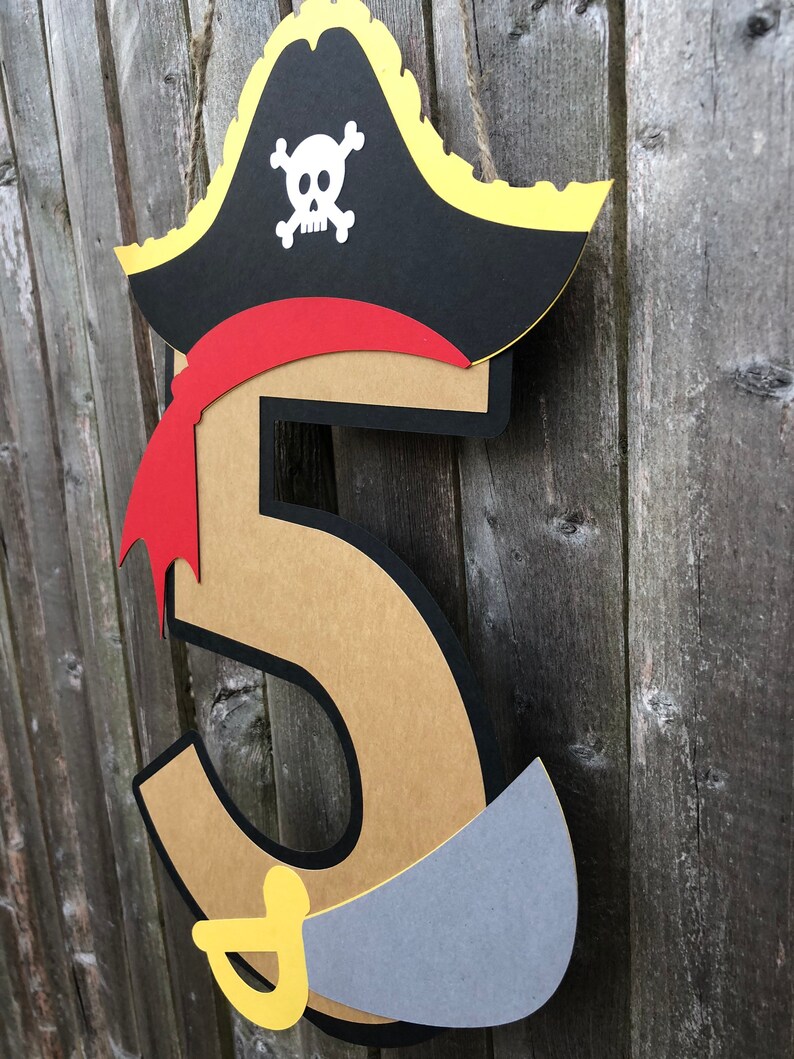 Pirate Party Sign Pirate Theme Birthday Party Door Hanger | Etsy