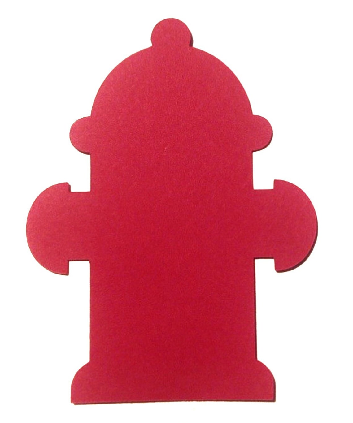 Fire Hydrant Paper Die Cut 3.5 Firetruck Birthday | Etsy
