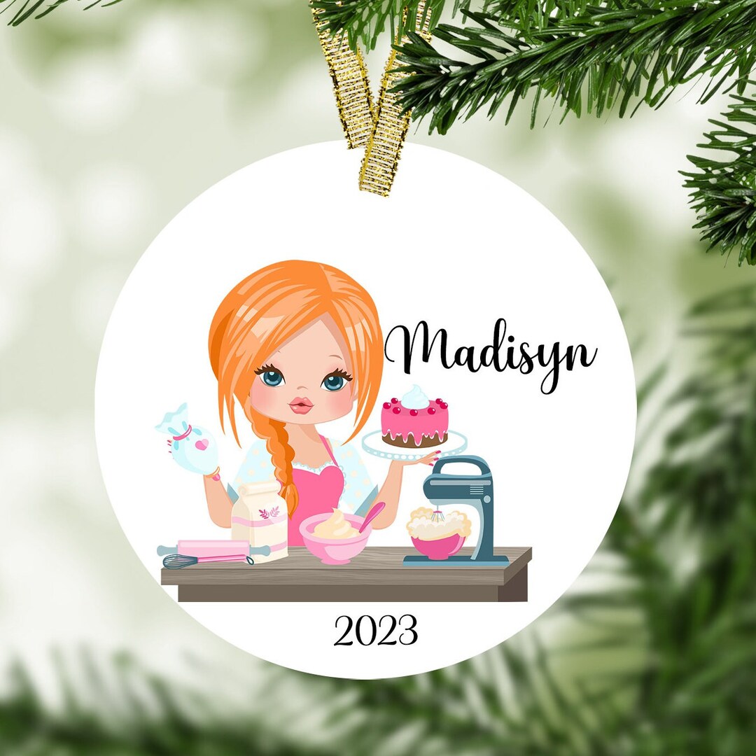 Baker Christmas Ornament - Baking Ornament, Holiday Baker, Baker Gift ...
